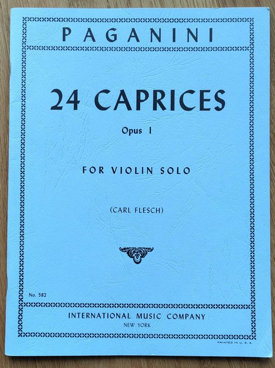 Paganini, 24 Caprices Op 1 Violin Solo (Neu (gemäss Beschreibung)) in Zürich für CHF 11 – mit ...
