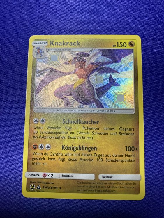 Pokemon [Shiny-Knackrack] [Hidden Fates] [Mint!] (Neu (gemäss ...