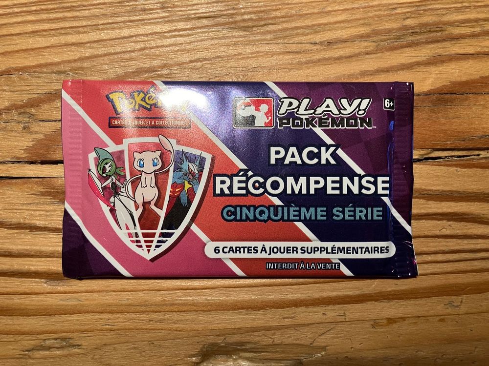 Booster Pokémon Pack Récompense Série 5 (Neu und originalverpackt) in ...