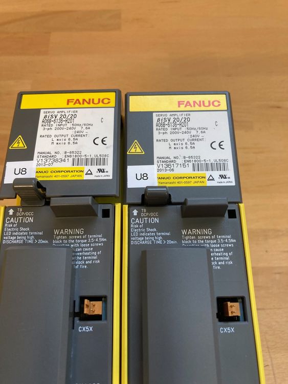 SET CNC Fanuc 0i TD Drivers axes Rack I/O Unit (Gebraucht) in Develier ...