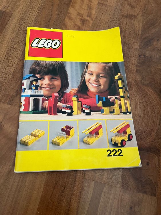 Vintage LEGO 222 Original Bauanleitung von 1975 (Gebraucht) in Jona für ...