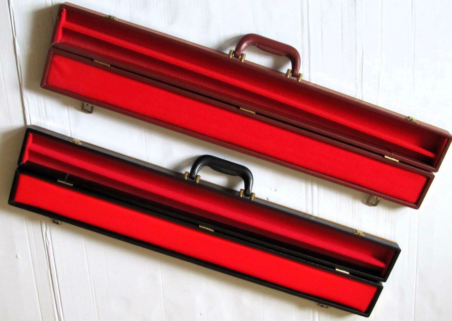 Billard Queue-Koffer Case Kunstleder-Sperrholz Koffer NEU (Neu und ...