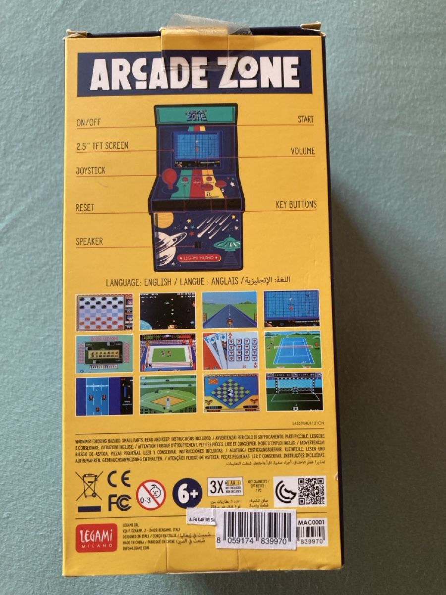 Mini borne arcade Legami, neuve dans son emballage. (Neu (gemäss ...