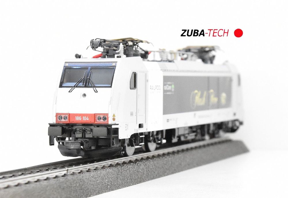 Piko 97721 E-Lok Re 186 Flash Fire Railpool H0 WS Digital OV (D ...