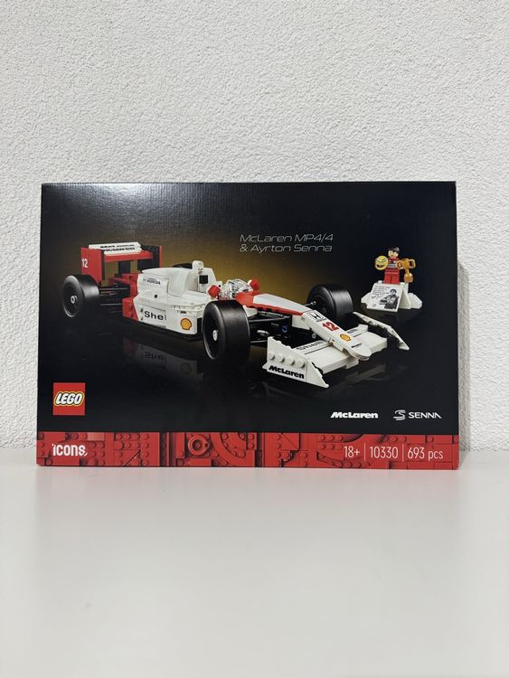 LEGO Icons McLaren MP4/4 & Ayrton Senna 10330 (Neu und originalverpackt ...