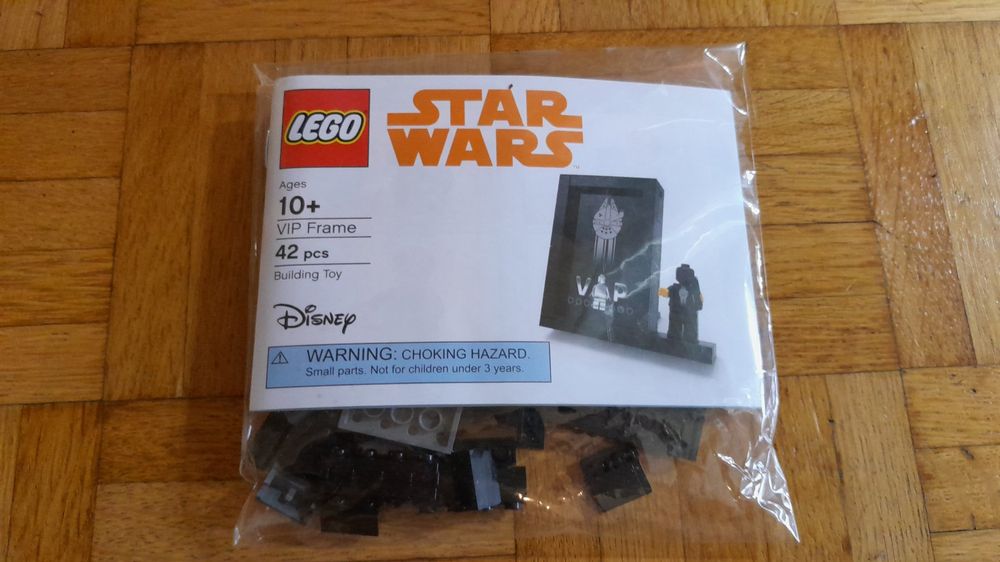 LEGO VIP Falcon Black Card Frame Star Wars (Neu und originalverpackt ...