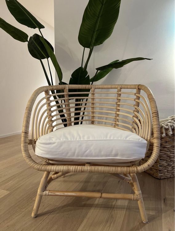 Rattansessel Ikea Buskbo wie neu, kaum genutzt (Neu (gemäss Beschreibung)) in Wetzikon ZH für ...