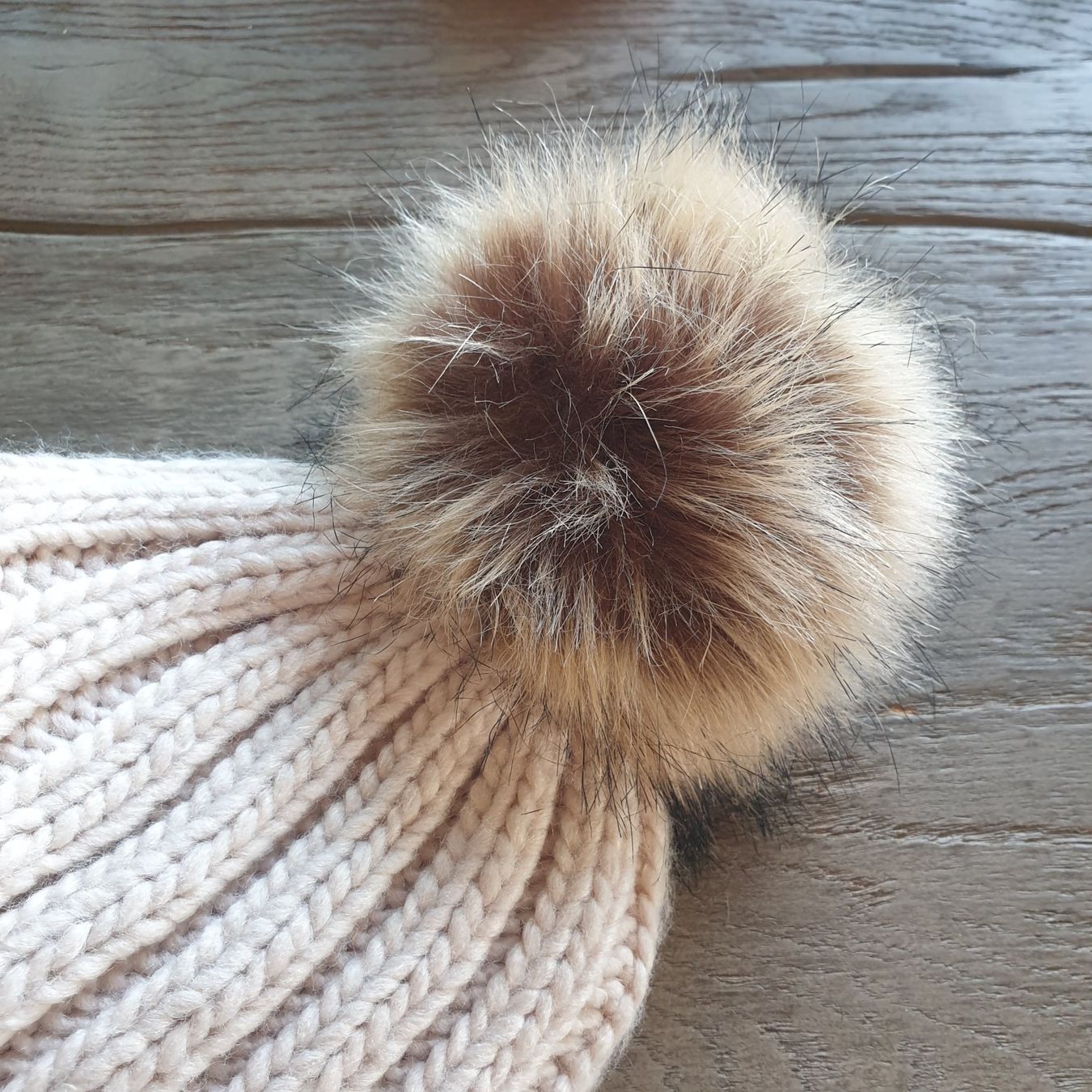 🐸 BEECHFIELD MÜTZE KAPPE BEANIE CAP MIT POMPOM (Neu und ...