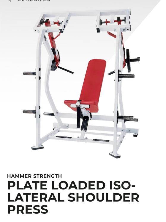 Hammer Strenght -Plate Loaded Iso-Lateral Shoulder Press | Kaufen auf ...