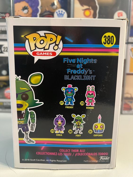 Funko POP! Games Five Nights at Freddy's Blacklight Foxy (D'occasion) à ...