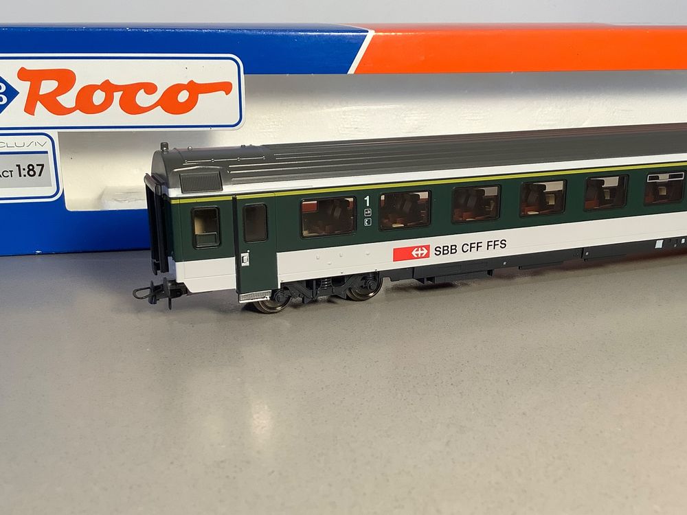 Roco 44883.1 : SBB 1. Kl EW IV grün mit Telefonzelle | Kaufen auf Ricardo