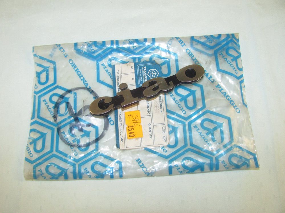 Piaggio Ciao Emblem Logo, Metall, NOS - Einzelstück | Kaufen auf Ricardo