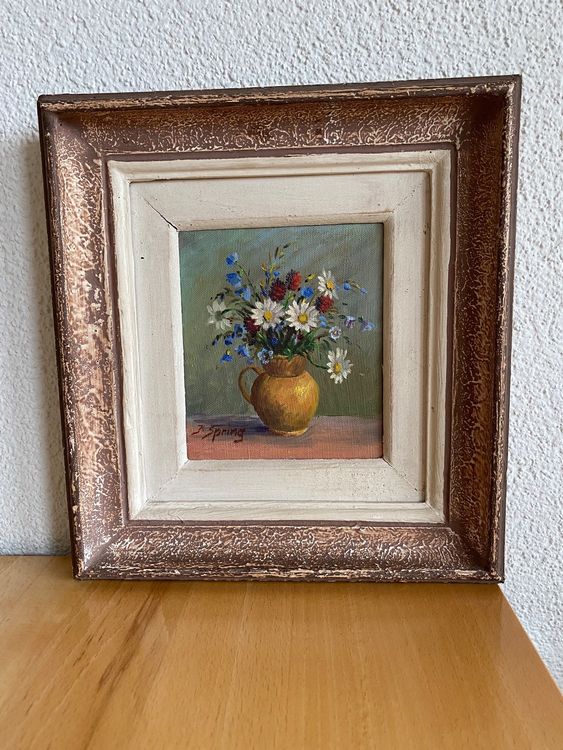 Karl Spring Stilleben Oel auf Leinwand | Kaufen auf Ricardo