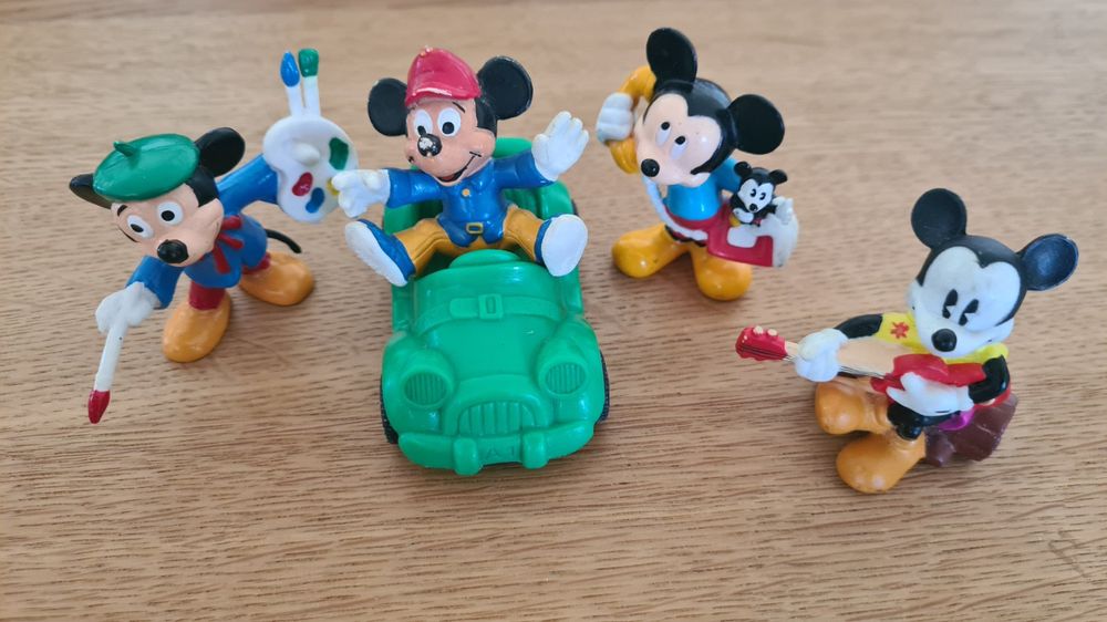 Vintage Disney Bully Mickey Mouse Micky Maus Figuren 80/90er (Gebraucht) in Winterthur für CHF ...