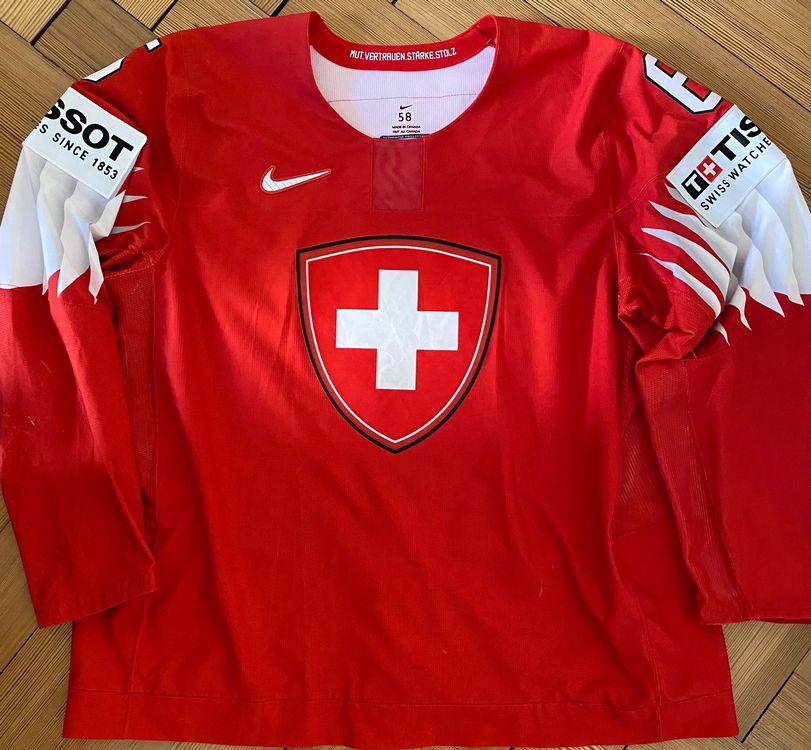 Game used SIHF jersey #6 WEBER (Gebraucht) in Genève für CHF 210 – mit ...