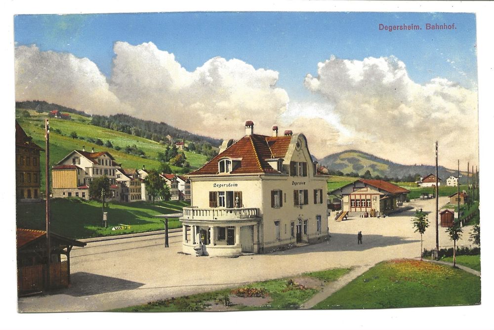 Degersheim (SG) Bahnhof BT-Bahn - um 1915 (Gebraucht) in Engelburg für CHF 8.9 – mit Lieferung ...