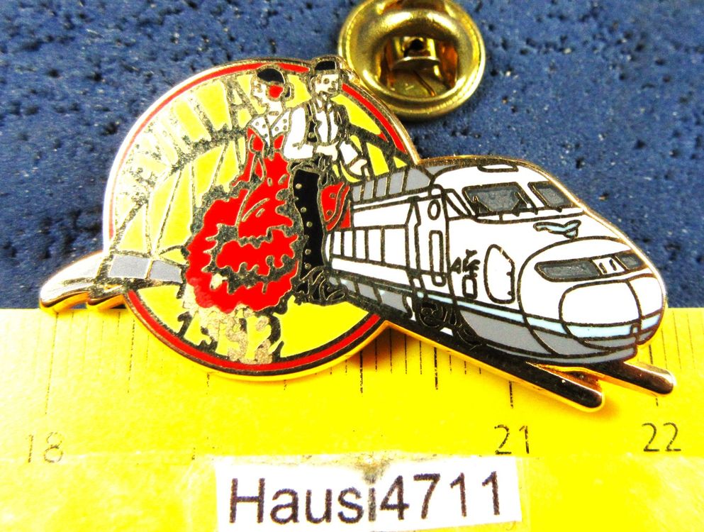 TGV 1992 COMS LA VILLE ENAMEL BAHN TRAIN PIN 43mm BALLARD (Gebraucht) in Ettingen für CHF 4.95 ...