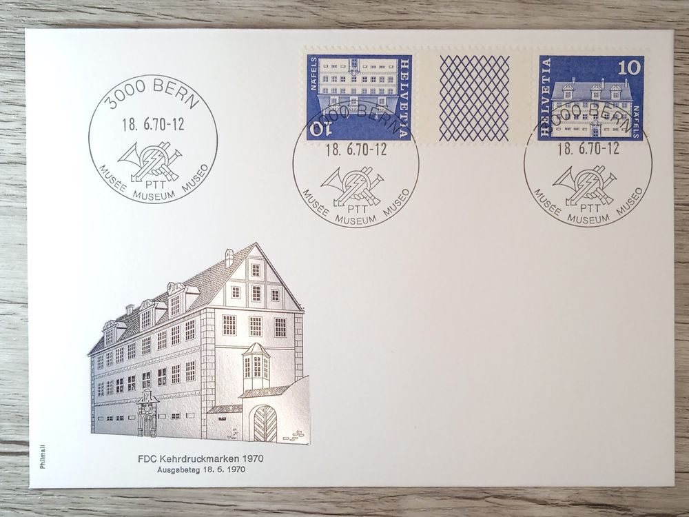 TR51 Enveloppe + Timbre Suisse 1970 | Kaufen auf Ricardo