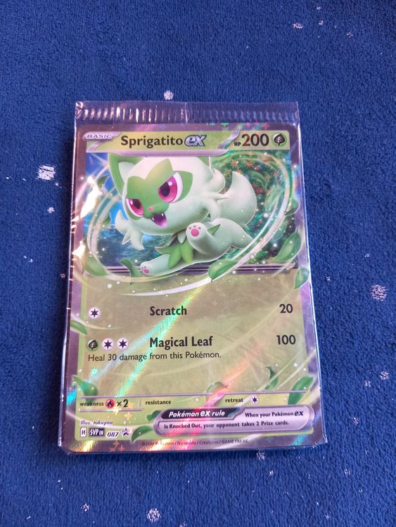 Sprigatito EX OVP/Sealed (EN) SVP Black Star Promo - SVP 087 | Kaufen ...