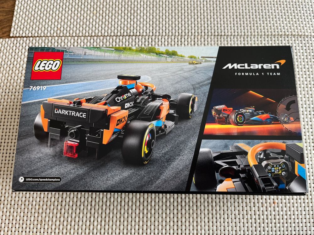 Lego 76919 Speed Champions 2023 McLaren Formula 1 Car NEU (Neu und ...