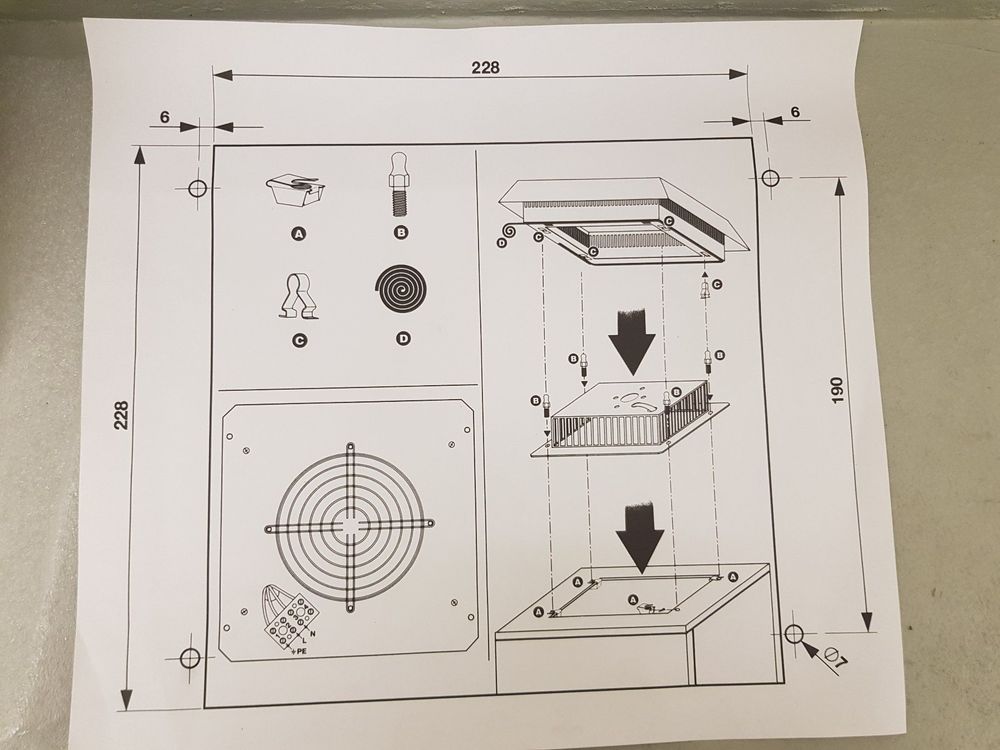 Dachlüfter Lüfter Schneider Electric 575 m3/h 230V | Kaufen auf Ricardo