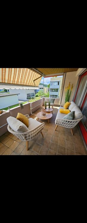 Stilvolle Lounge für Balkon/Garten (4-teilig) (Gebraucht) in Bad Zurzach für CHF 550 – nur ...