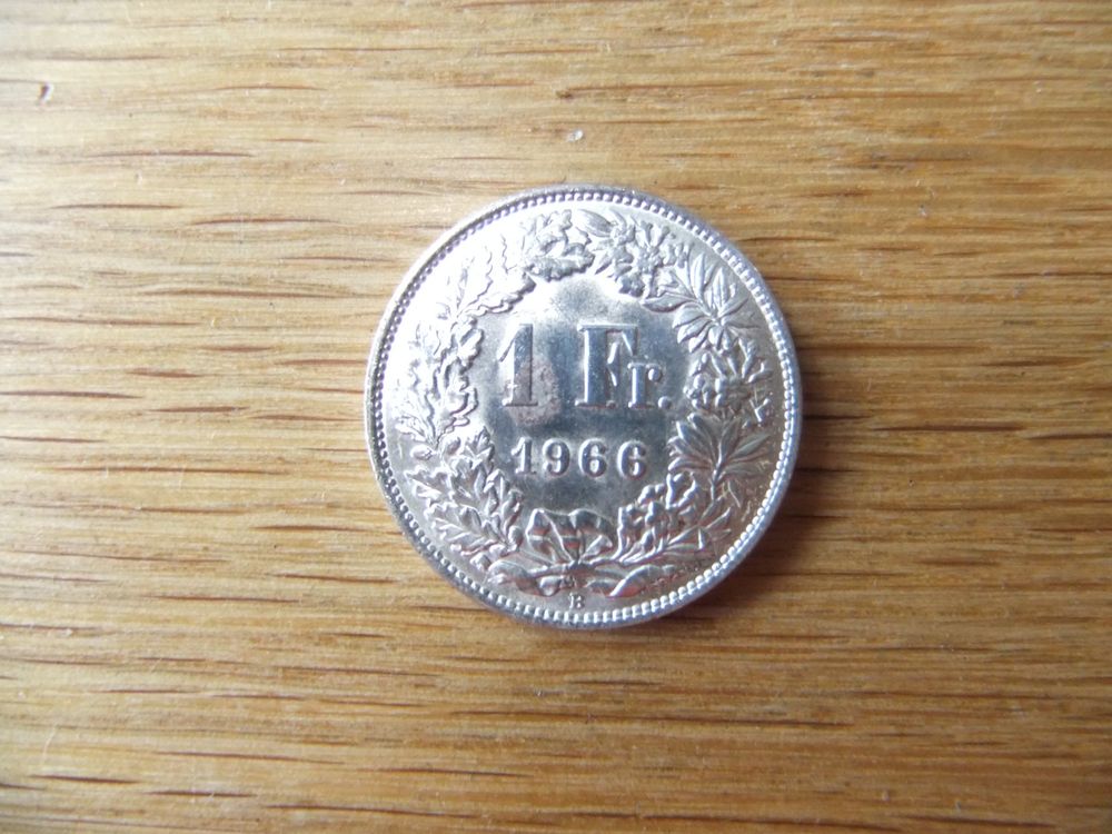 1 Franken Schweiz Helvetia 1966 | Kaufen auf Ricardo