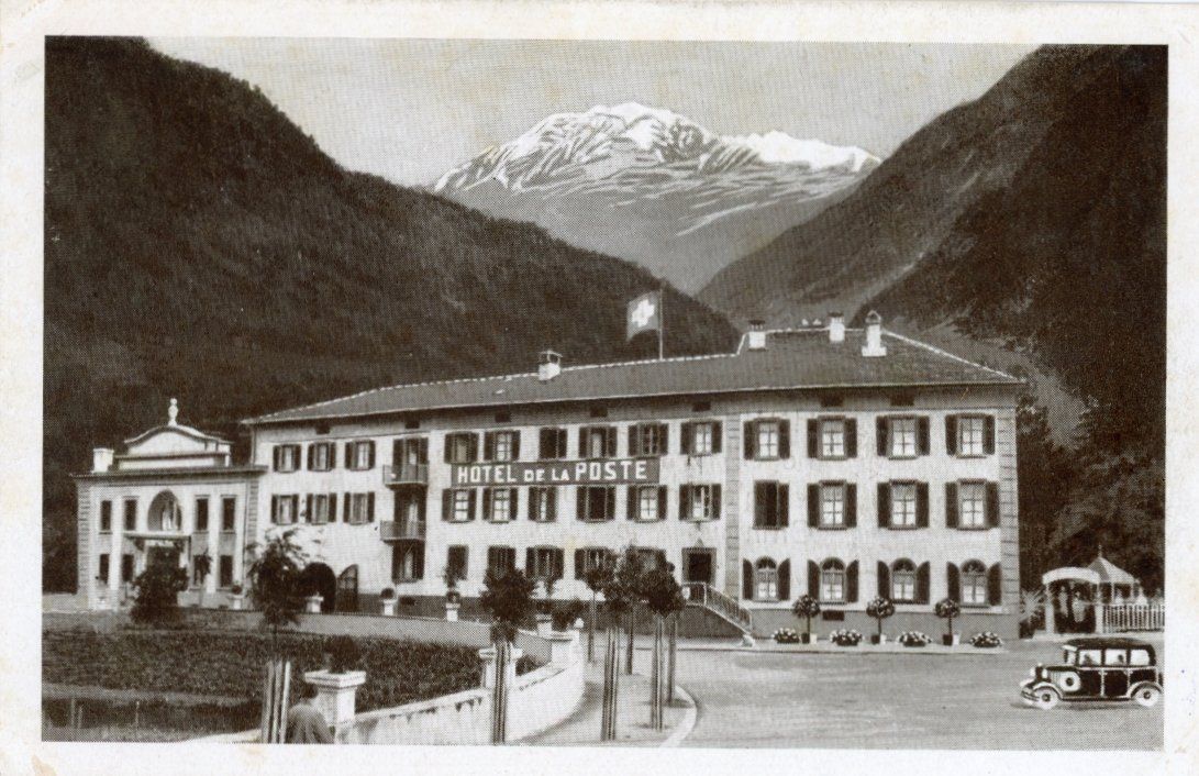 Visp VS - Hôtel de la POSTE mit Oldtimer (Gebraucht) in Niedergesteln ...