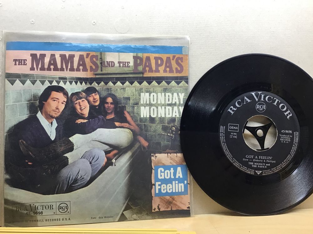Mamas And The Papas - Monday Monday Vinyl Single (Gebraucht) in ...
