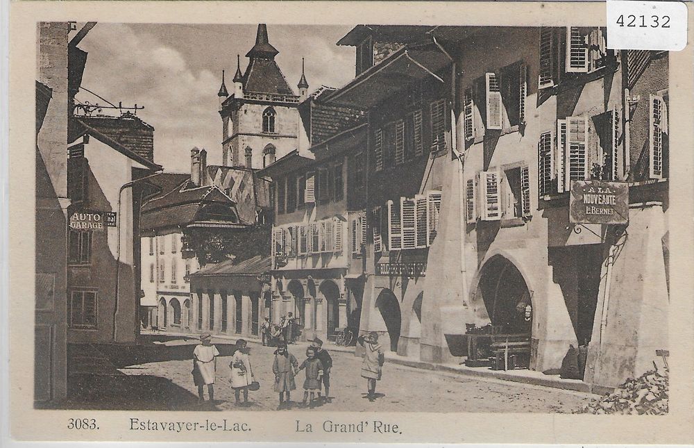 Estavayer-le-Lac - La Grand' Rue - animee (Gebraucht) in Ettingen für ...