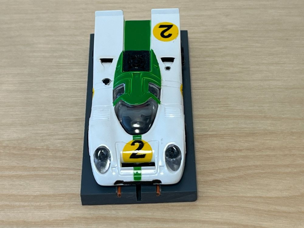 Aurora AFX Porsche 917K weiss/grün mit neuem Bulldog Chassis (Neu ...