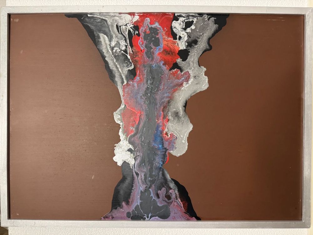 Vintage acrylic Gemälde - werner berger | Kaufen auf Ricardo