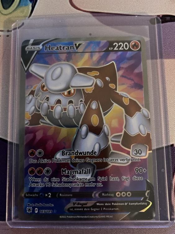 Heatran V - Seltene Pokémon Karte aus 2022 - Top Zustand! (Neu (gemäss ...