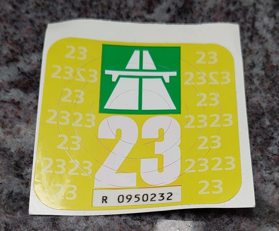 vignette 2023 (Neu (gemäss Beschreibung)) in Abtwil AG für CHF 12.9 – mit Lieferung auf Ricardo ...