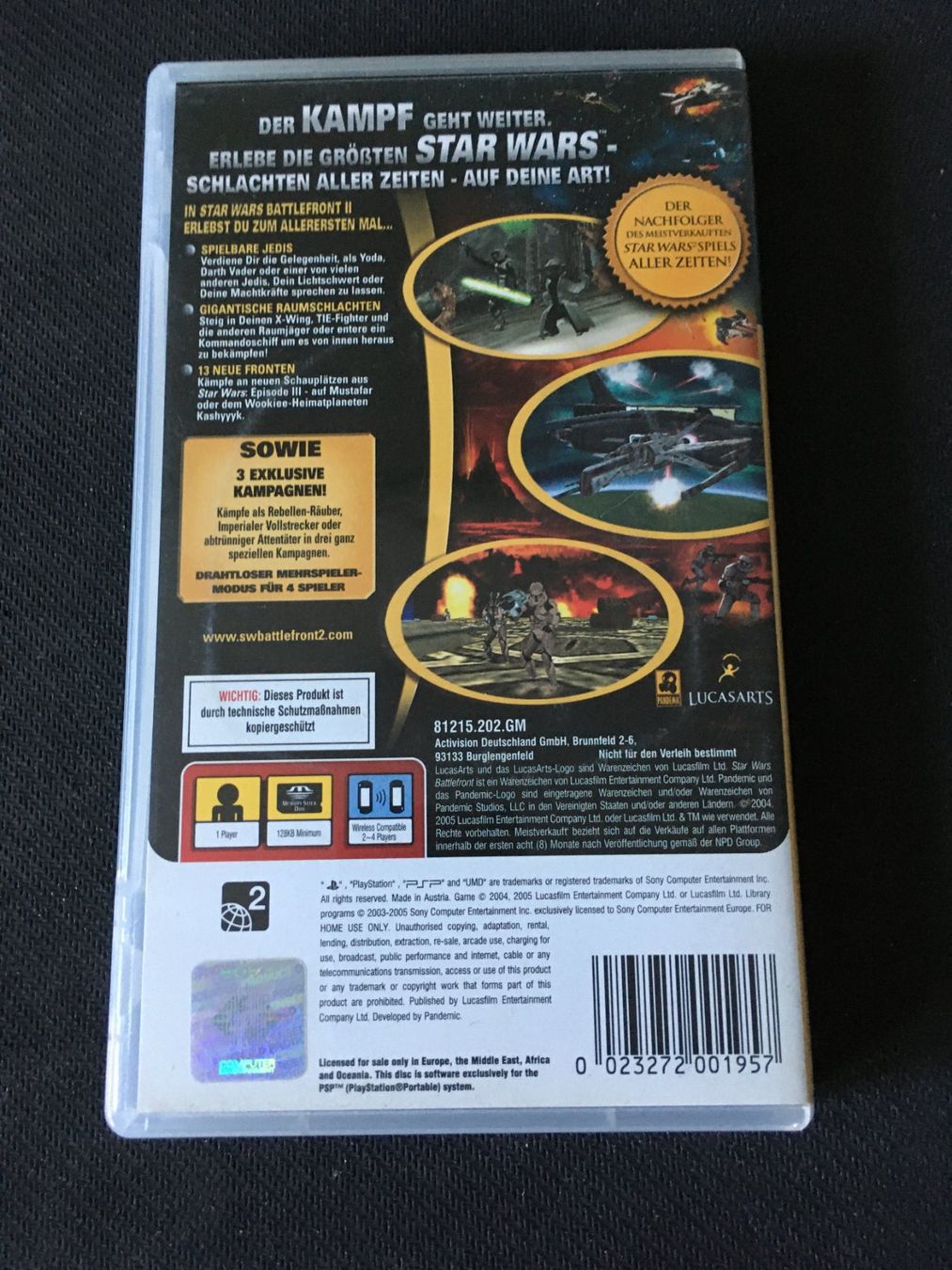 Star Wars Battlefront 2 für PSP (Gebraucht) in St.Gallen für CHF 16.9 ...