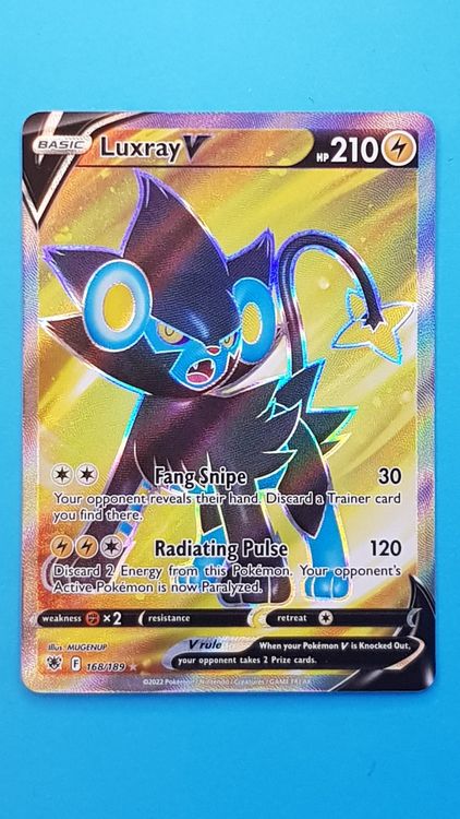 Luxray V – Full Art – Astral Radiance - EN (Gebraucht) in Lausanne 26 ...