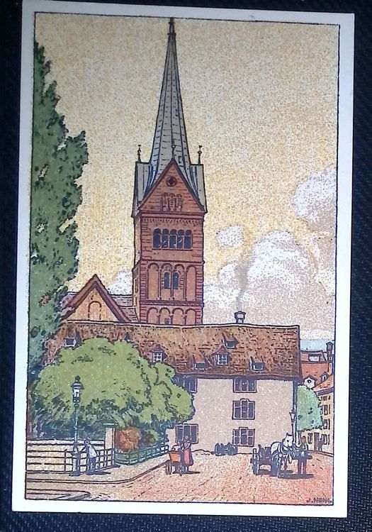 AK Schaffhausen Münsterturm Künstlerkarte Nohl (Gebraucht) in Russo für CHF 2 – mit Lieferung ...