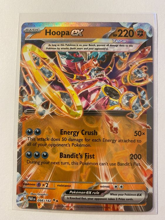 Pokemon Hoopa EX 098/182 Paradox Rift EN (Neu (gemäss Beschreibung)) in ...