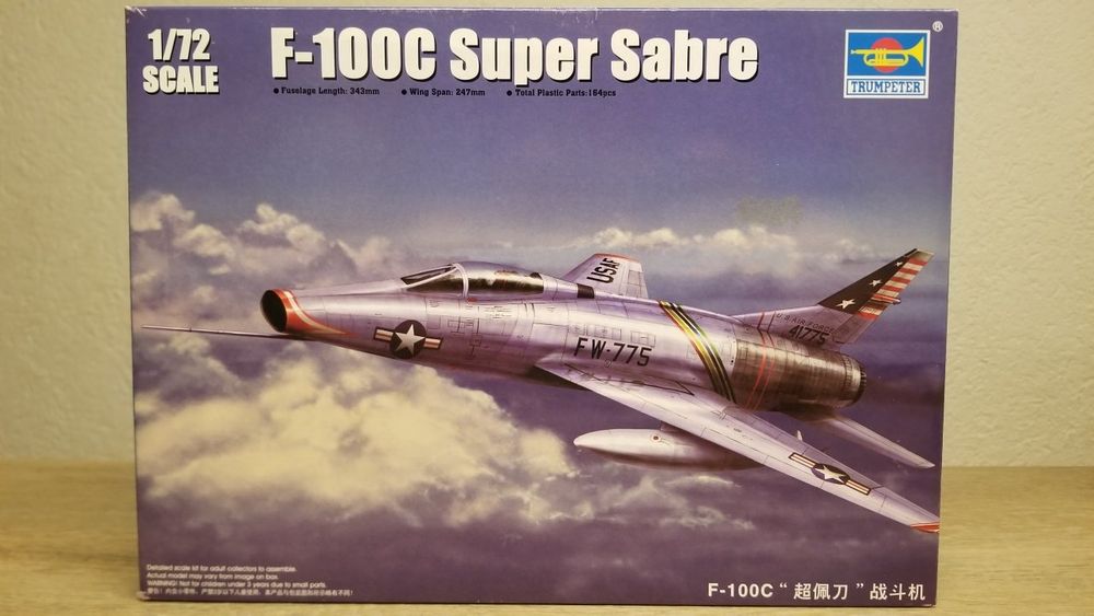 Trumpeter 01648 F-100C Super Sabre (Neu und originalverpackt) in Schwadernau für CHF 16.9 – mit ...