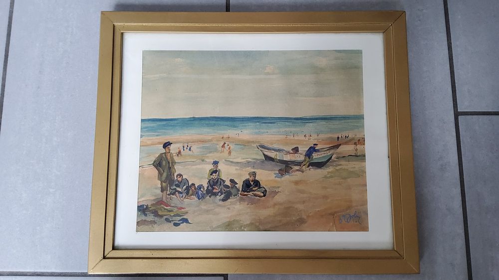 Magnifique aquarelle signée | Kaufen auf Ricardo