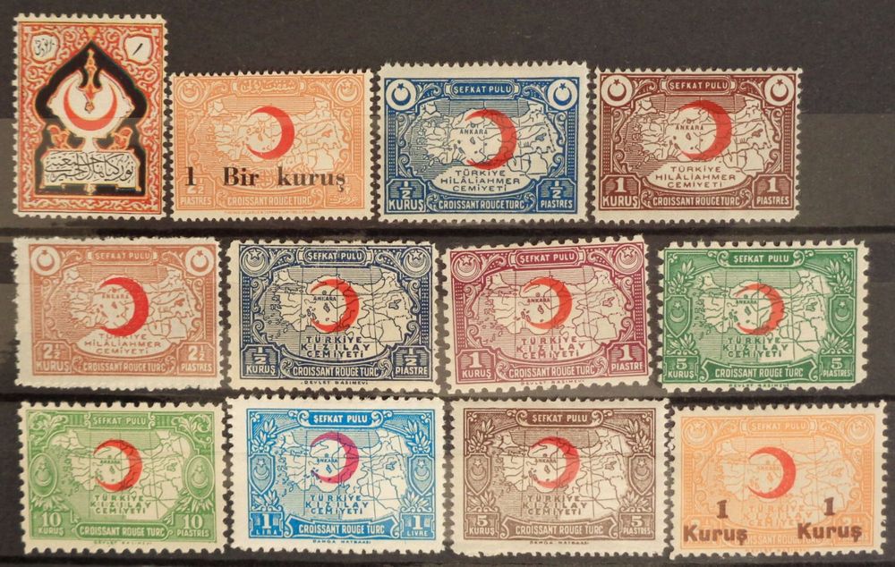 TÜRKEI - TÜRKIYE: Für den Roten Halbmond, aus 1926–1942 * (Gebraucht ...