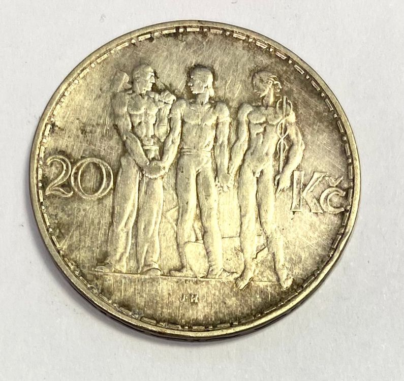 Czechoslovakia 20 korun, 1933 Silver coin | Kaufen auf Ricardo