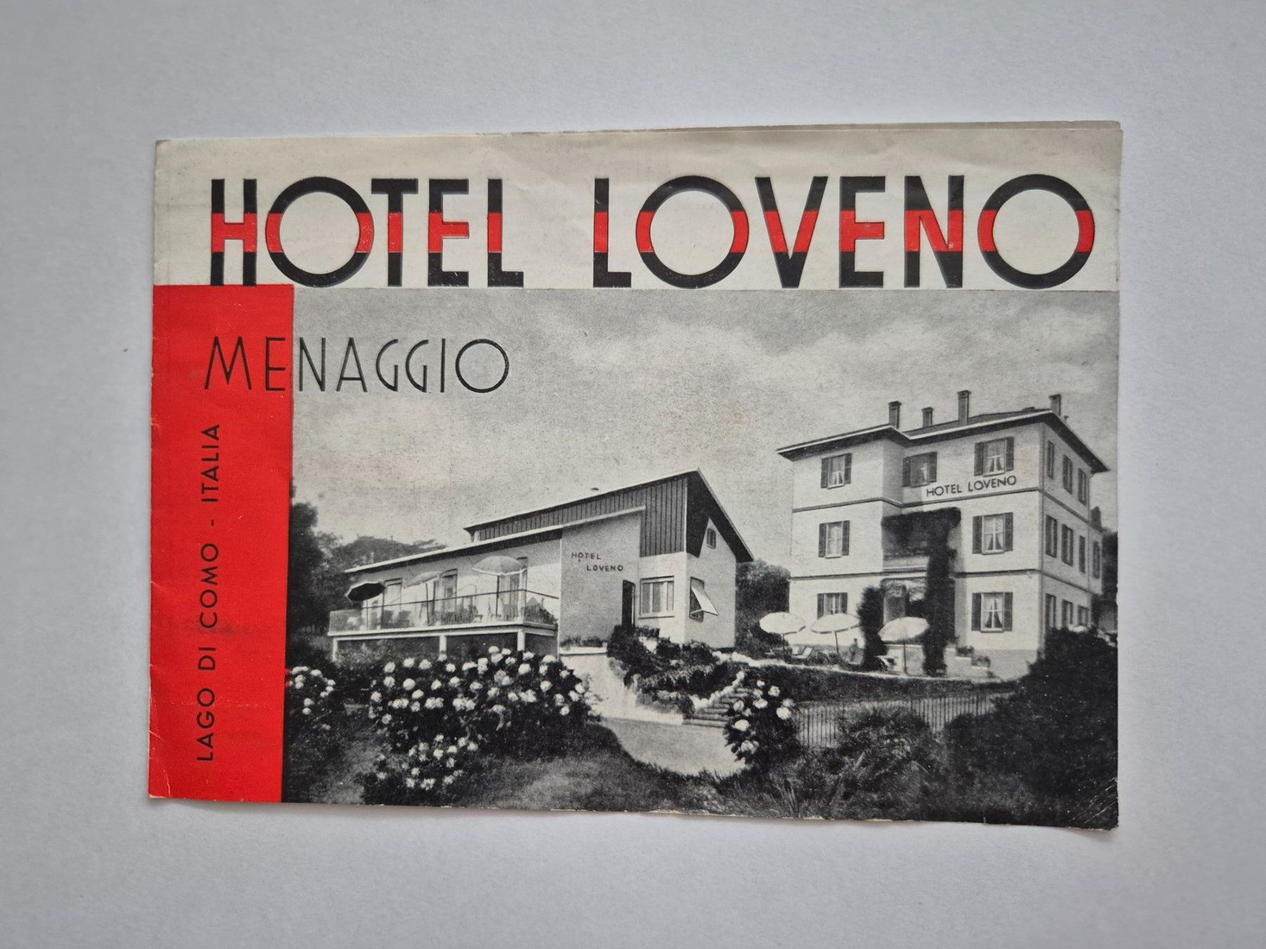 Hotel Loveno Menaggio Lago di Como Prospekt Rarität alt (Gebraucht) in ...