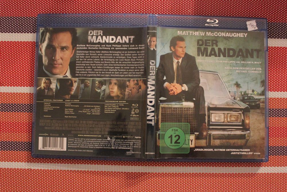 DER MANDANT BLU-RAY MIT MATTHEW MCCONAUGHEY (1454) (Gebraucht) in Geroldswil für CHF 2 – mit ...