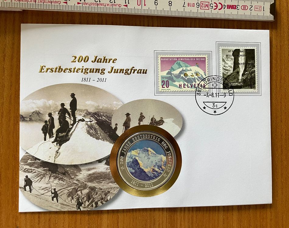 Numisbrief 200 JAHRE ERSTBESTEIGUNG JUNGFRAU | Kaufen auf Ricardo