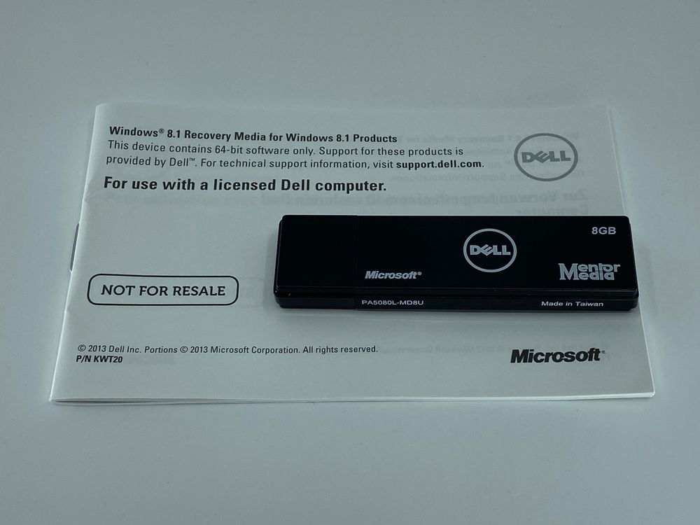 Dell Microsoft Windows 8.1 OS PC Recovery Restore Media (Gebraucht) in Langwiesen für CHF 9 ...