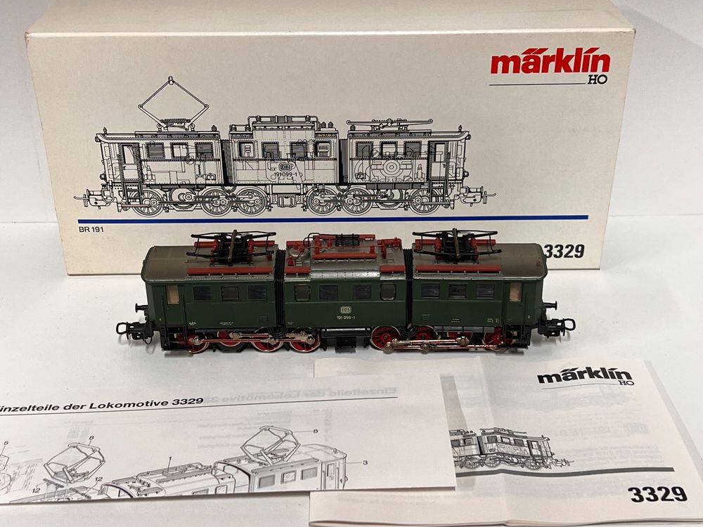 Märklin 3329 H0 AC E-Lok BR 191 099-1 der DB (Gebraucht) in Geroldswil ...