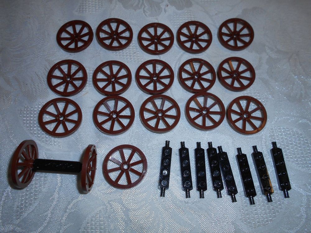 Lego Wagenräder rötliches braun ( Set 664 ) (Gebraucht) in Niederuzwil ...