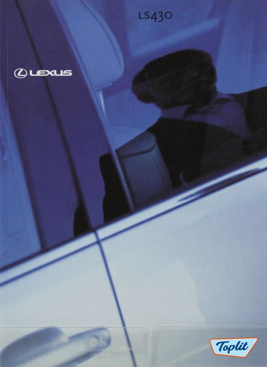 ORIGINAL NEUWAGEN PROSPEKT - LEXUS LS 430 - TYP XF30 - 2000 (Gebraucht ...
