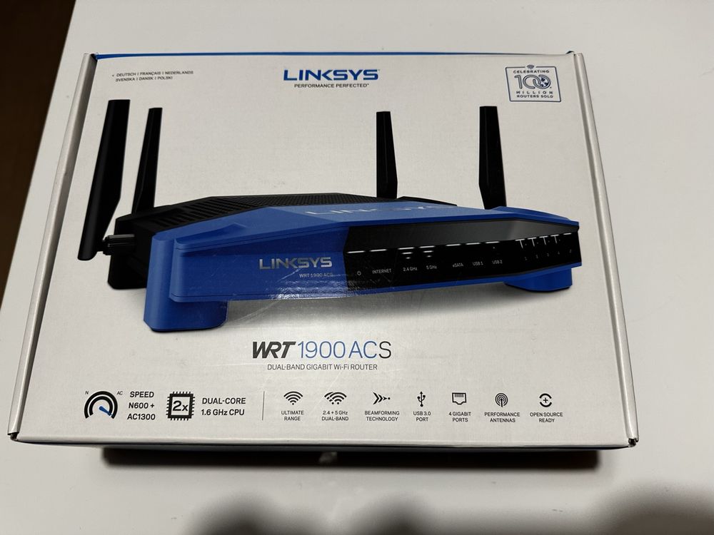 Linksys WRT1900ACS Dual-Band Wi-Fi Router - Gebraucht in Ori (Gebraucht ...